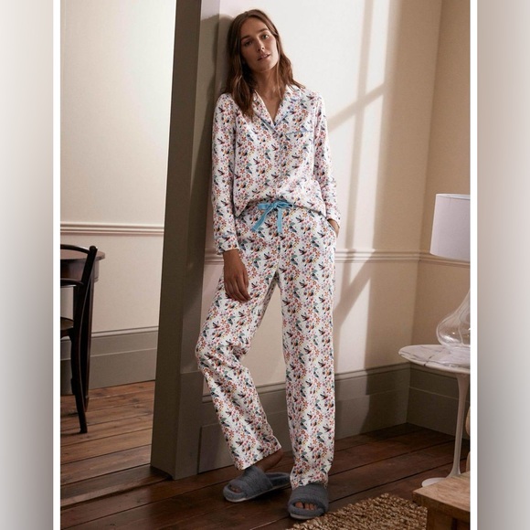 Intimates & Sleepwear | 48 Boden Brown Vanessa Cozy Pajama Set | Poshmark